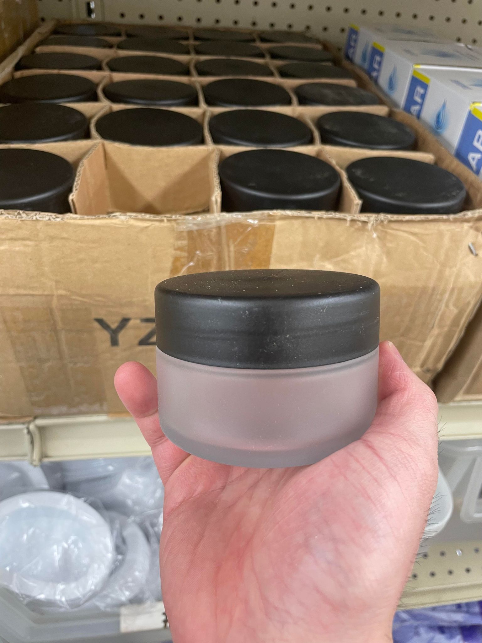 Empty Glass Jar, liquid Jar with Lid